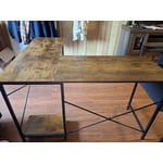 Sybels 50-inch L-Shaped Gaming Desk, with CPU Stand & Side Bag, Black ...
