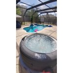 Intex 28481E Simple Spa 77x26in Portable Bubble Jacuzzi, Includes ...