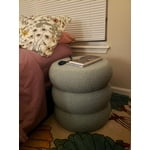 Mainstays Boucle Cloud Storage Ottoman, Cream - Walmart.com