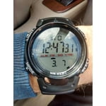 George Men's Digital Watch, Black Case, Positive Display, Plastic Band ...