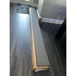 MG-2001 Small Slats Walnut Polystyrene Wood Slat Walls (93 Sq.ft / Pack ...