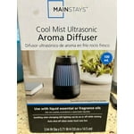 Mainstays Cool Mist Ultrasonic Cut Diffuser- Black, 100ml, Use with ...