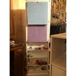 Sauder Craft Pro Series White Craft Tower - Storage Furniture with ...