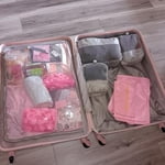 JETSTREAM 5pc Hardside Rolling Spinner Upright Set, 20" 28" Luggage Duo ...