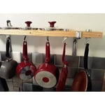 Cooks Standard Kitchen Cookware Hangers, Heavy Duty 4-Pack Pot & Pan ...