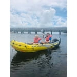 "Bestway Explorer K2 Inflatable Kayak, 2 Person, Yellow, Aluminum Oars ...