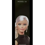 Barbie Collectible Doll Model 02 with Blonde Hair in Black Dress and ...