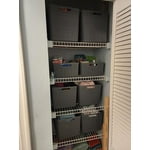 Curver Jute Large Grey Plastic Storage Basket - Walmart.com