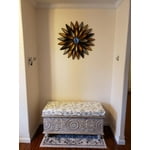 Ashley Signature Design Fossil Ridge Beige Storage Bench with Antique ...