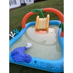Sable BIG EXTRA LARGE Inflatable Pool, 95x75x40in Rectangular Pool for ...