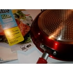 Tasty Clean Ceramic 10in Non-Stick Aluminum Fry Pan, Red - Walmart.com