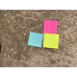 Post-it Sticky Notes Cube, Small Stick Pack, Bright Colors, 1 7/8 in x ...