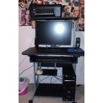 Mobile Computer Tower with Shelf, Multiple Finishes - Walmart.com