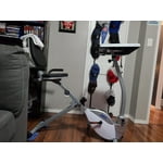 Stamina 2-in-1 Recumbent Exercise Bike Workstation and Standing Desk ...