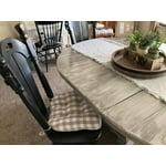 Achim Farmhouse Style Buffalo Check Kitchen Chair Seat Cushions - Black ...