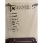 Martha Stewart Grayson Acrylic Wall Calendar and Notes Board Set with ...