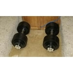 Yes4All 200 lbs Adjustable Dumbbell Weight Set for Beginners, Cast Iron ...