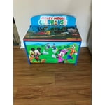 Disney Mickey Mouse Deluxe Wood Toy Box by Delta Children, Greenguard ...
