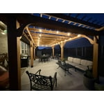 EcoScapes by Enbrighten 48' Outdoor LED Café String Lights, 24 Bulbs ...