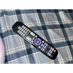 Onn+ Universal 6-Device Remote Black Compatible with TV, DVD, Soundbar ...
