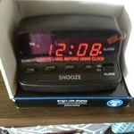 Mainstays Digital Alarm Clock with Keyboard Style Controls, Battery ...