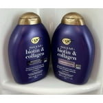OGX Extra Strength Biotin Collagen Shampoo, Volume and Thickening, 13oz ...