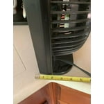 Mainstays Compact 9 Inch Box Fan with 3 Speeds Black, Portable Desktop ...