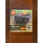 Ozark Trail 15" 54,000 BTU Propane Black Steel Portable Fire Pit with ...