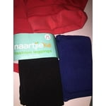 Teehee Girls' Cozy Tights, Fleece Inner Brushed Leggings, 3 Pack (6-8 ...