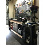 Hopkins 2x4 Basics Work Bench Legs, Wood,Made of Durable, Maintenance ...