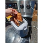 Mainstays 2-Slice Toaster Arctic White, Auto-Centering Guides, 1-6 ...