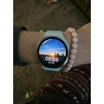 Samsung Galaxy Watch8 40mm Bluetooth Smart Watch, Silver, White Band ...