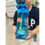 Zak Designs Sonic 17.5oz Kids Water Bottle, Durable, Leak-Proof, Travel ...