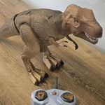 Discovery Kids Remote Control RC T Rex Dinosaur Electronic Toy Action ...