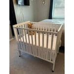 Delta Children Lee Portable Folding Mini Crib with 1.5-Inch Mattress ...