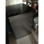 Magic Chef 3 Cubic Foot Upright Freezer, Stainless Steel, Right Opening ...