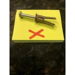 Hillman Nylon Wall Claw Hammer-in Drywall Anchors with Screws, Yellow ...