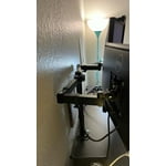 onn. Full Motion Dual Monitor Desk Mount, Fits 2 Screens up to 27 ...