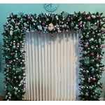 vidaXL Christmas Tree Arch with Yard Stand, Indoor Outdoor Xmas ...