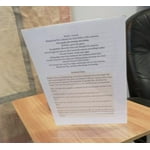 Pen + Gear Standup Sign Holder for Display Stand, Hold for Paper of 8.5 ...