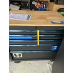Hart 36-In W x 24-In D 5-Drawer Mobile Tool Chest Workbench W/ Wood Top ...