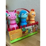 Battat Barnyard Bowling Plastic Set with 6 Farm Animal Pins and 2 Balls ...