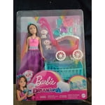 Barbie Skipper Doll with Fantasy Look, Taking Care of 2 Baby Lambs ...