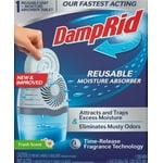 DampRid Reusable Moisture Absorber with Drop-In Tablet, Fresh Scent, 15 ...