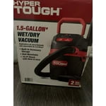 Hyper Tough 1 5 Gallon 2 0 Peak Hp Utility Wet Dry Vacuum