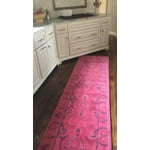 nuLOOM Leaflet Fountain Boho Wool Accent Rug, 2' x 3', Pink - Walmart.com