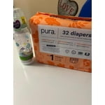 Pura Sensitive Soft Sustainable Baby Diapers Size 2, 87 Count ...