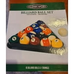 Classic Sport Official Size Billiard Pool Set with Cue Ball and ...