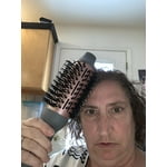 Hairitage Ceramic Volumizing Blow Dryer Brush for Curling and ...