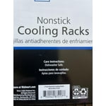 Mainstays Nonstick Carbon Steel Cooling Rack, 10" x 16", Black, Set of ...